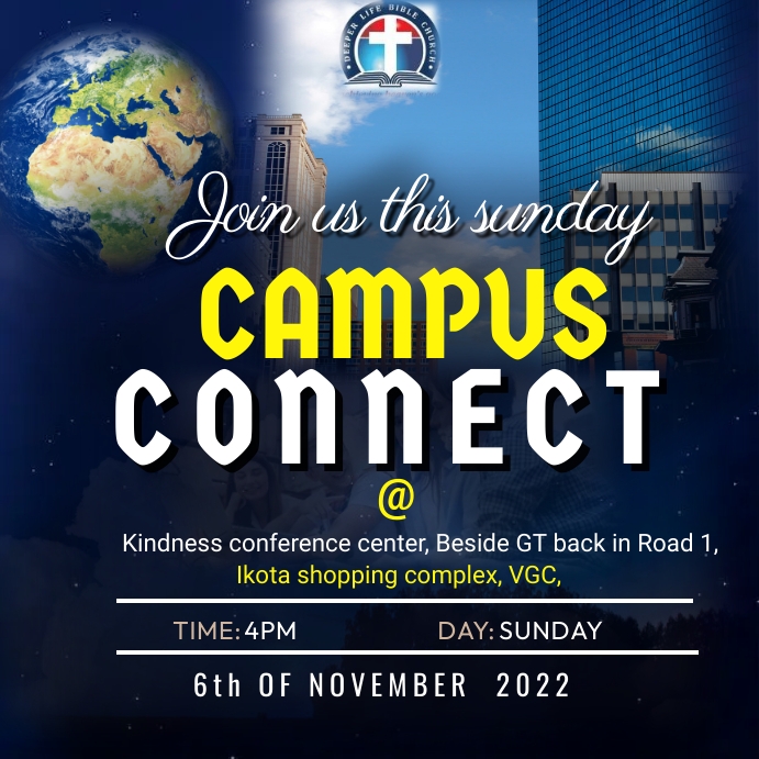 Copy of CAMPUS CHURCH FLYER | PosterMyWall