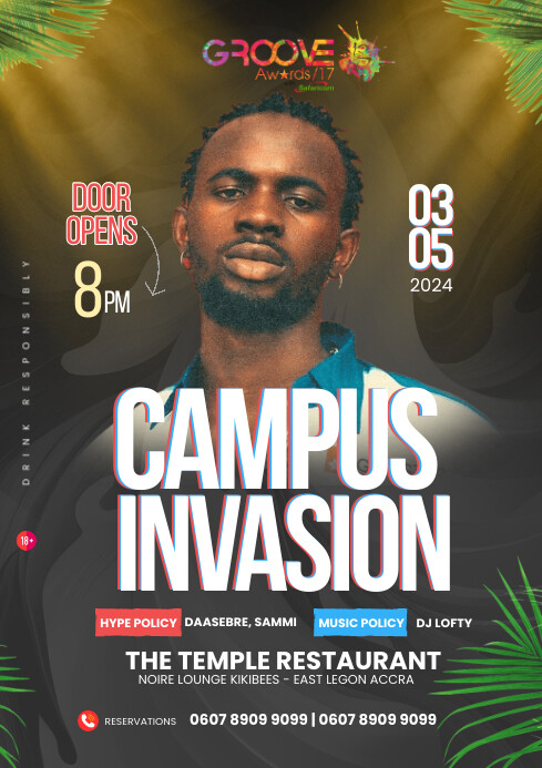 Campus Invasion poster Template | PosterMyWall