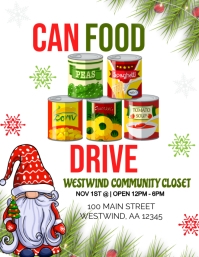 Can Food Drive Template | PosterMyWall