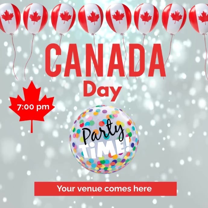 Canada Day Happy Canada Day Template PosterMyWall canada-day-happy-canada-day-template-postermywall