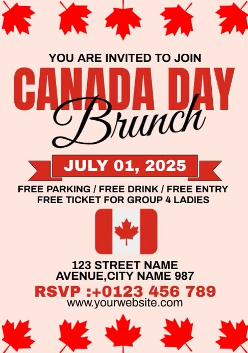 Plantilla de Canada Day Ads | PosterMyWall