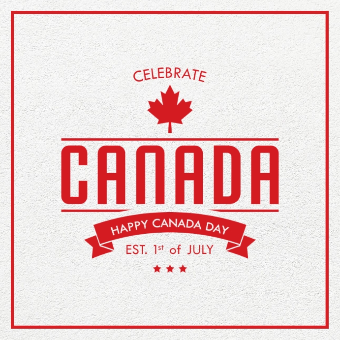 Plantilla de CANADA DAY | PosterMyWall