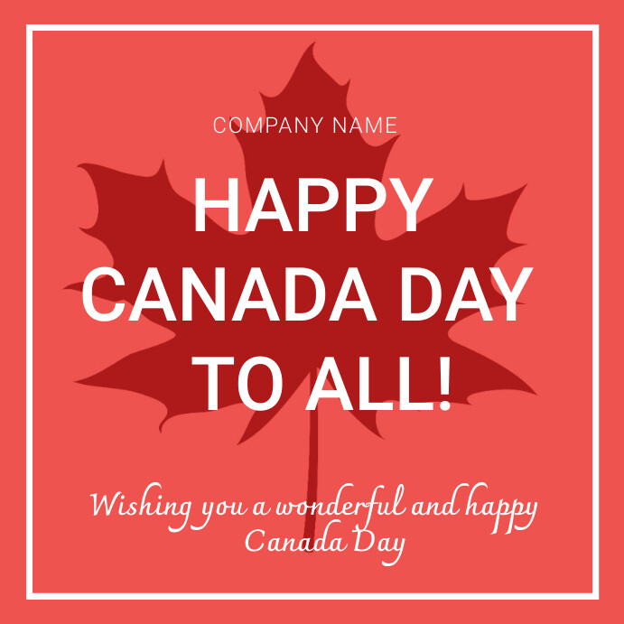 Canada Day Template | PosterMyWall