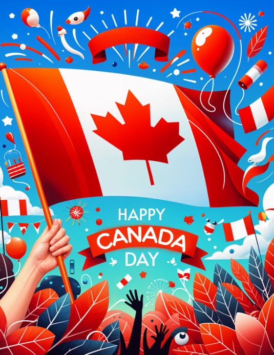 Canada Day Flyer Template | PosterMyWall