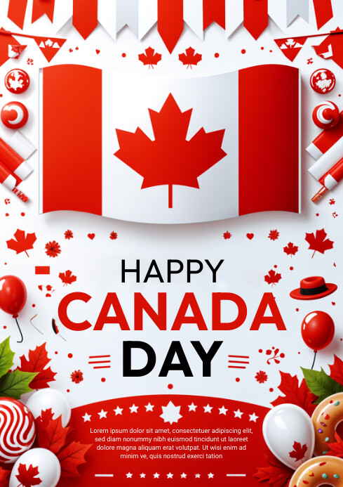 Canada Day Flyer Template | PosterMyWall