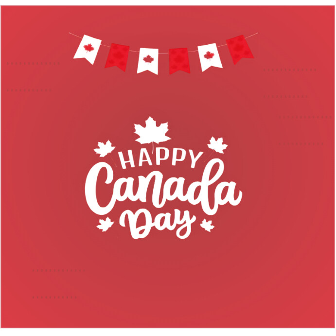 Canada day Instagram post flyer Template | PosterMyWall