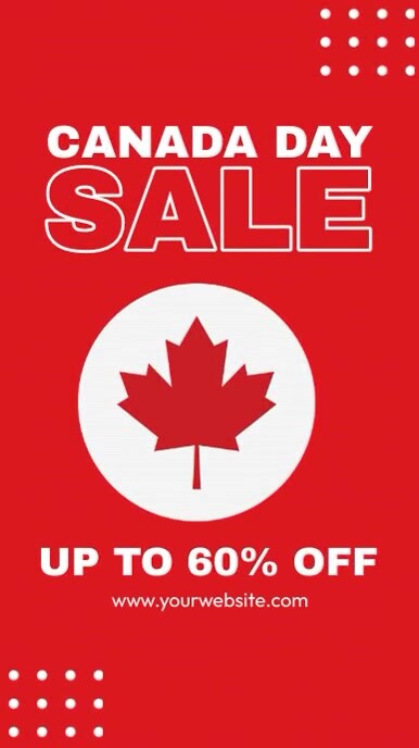 Canada Day Sale Template | PosterMyWall