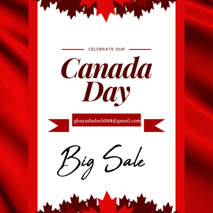 Canada day sale Template | PosterMyWall