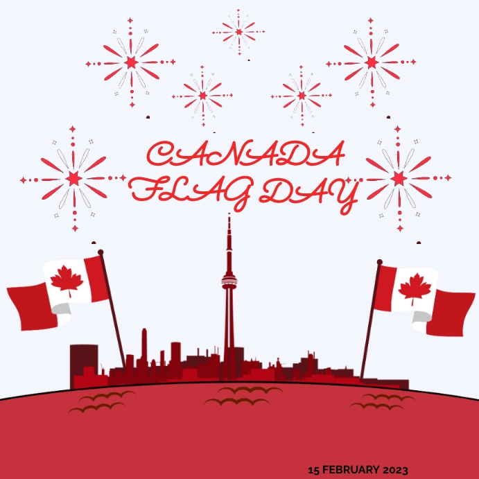 Canada flag Template | PosterMyWall