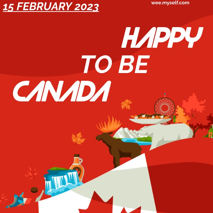 Canada flag Template | PosterMyWall