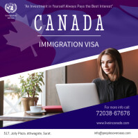 Canada generic immigration Instagram post Template | PosterMyWall