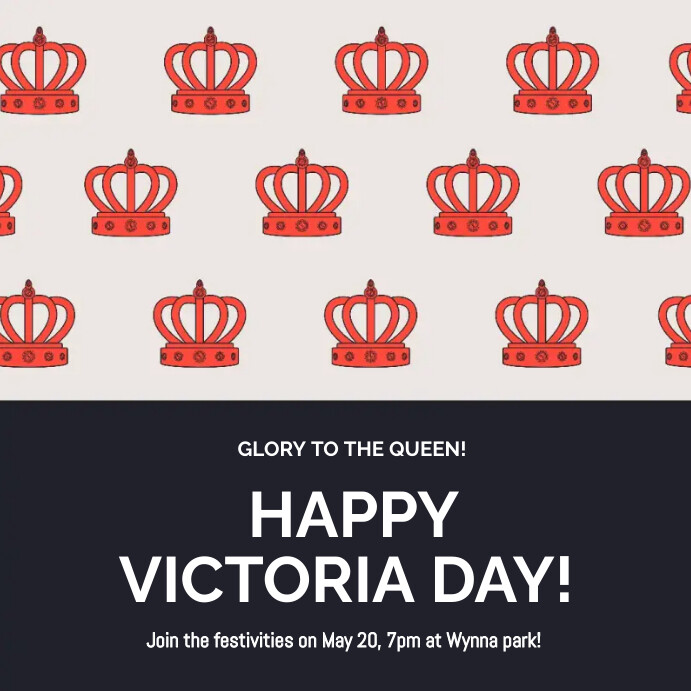 Plantilla de Canada Victoria day design template | PosterMyWall