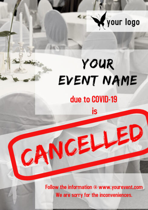 Cancelled_3 Template | PosterMyWall