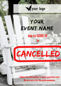Event Cancelled Poster Template | PosterMyWall