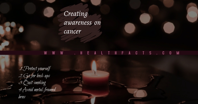 CANCER AWARENESS Template | PosterMyWall
