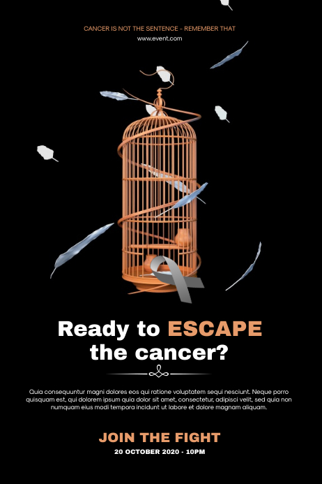 Copy of Cancer Awareness Flyer | PosterMyWall