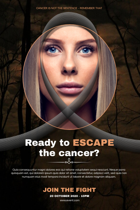 Cancer Awareness Flyer Template | PosterMyWall