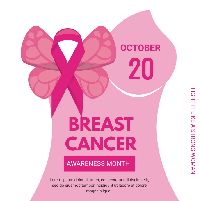 Cancer awareness flyer Template | PosterMyWall