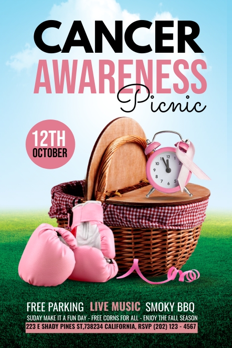 cancer awareness picnic Template | PosterMyWall