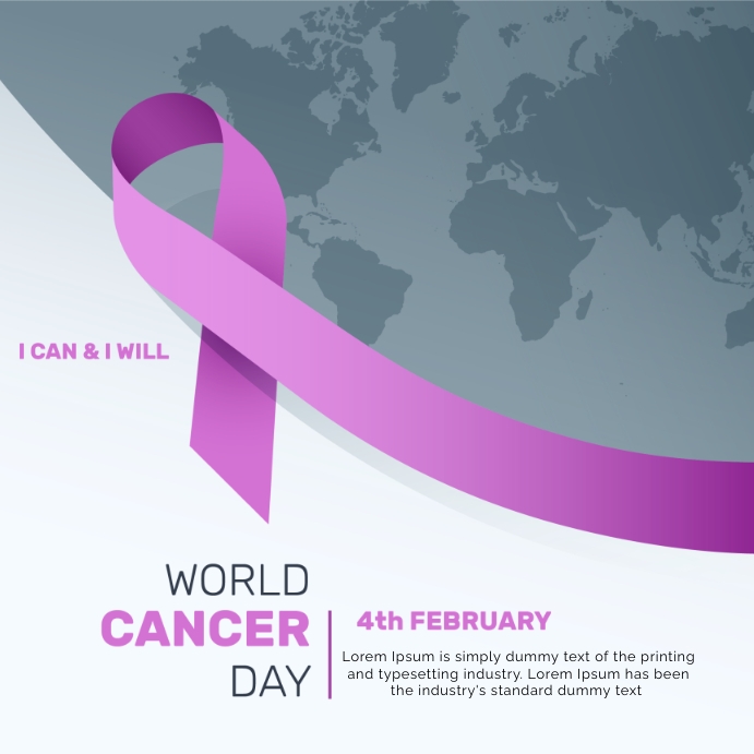 CANCER DAY Template | PosterMyWall