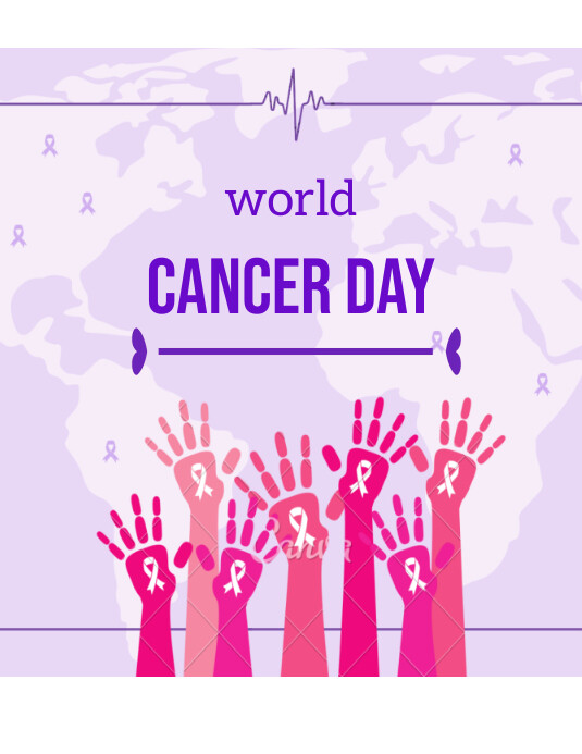 Copy of cancer day | PosterMyWall