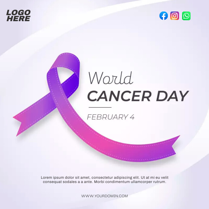 Cancer day Template | PosterMyWall