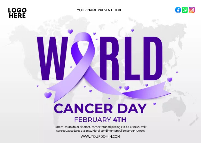 Cancer day Template | PosterMyWall