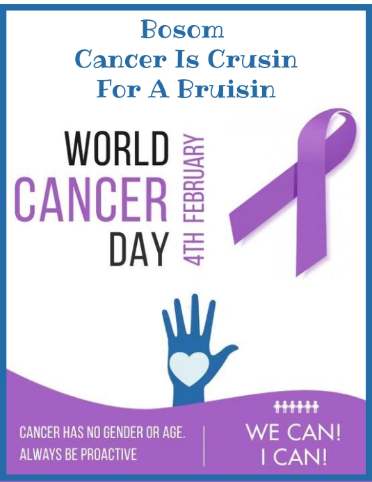 CANCER DAY FLYER DESIGN Template | PosterMyWall
