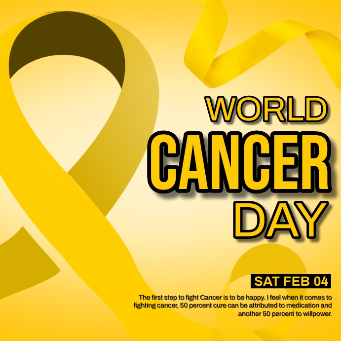 Cancer day instagram post Template | PosterMyWall