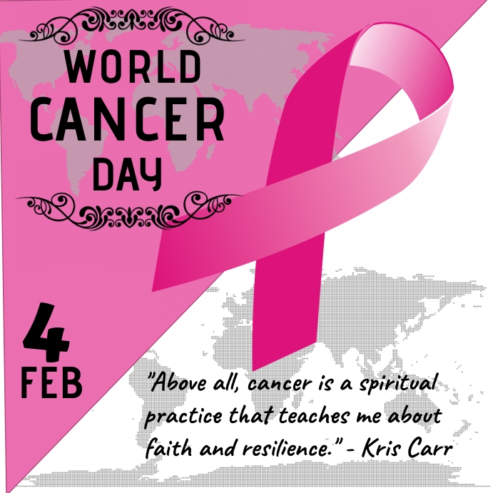 cancer day poster Template | PosterMyWall