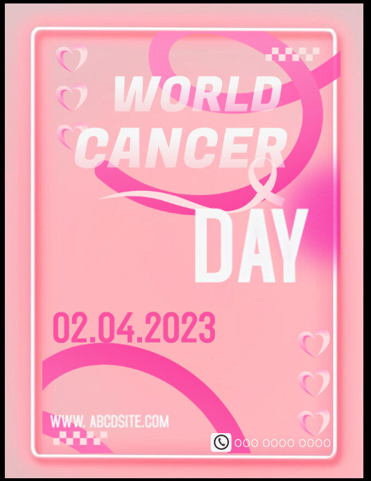 CANCER FLYER Template | PosterMyWall