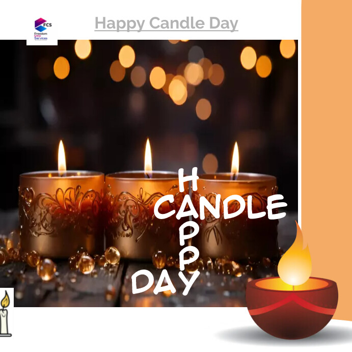 Plantilla de Candle Day | PosterMyWall