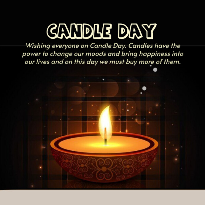 candle day Template | PosterMyWall