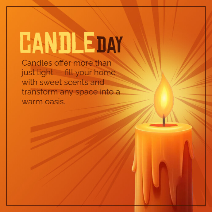 Plantilla de Candle Day Instagram Post | PosterMyWall