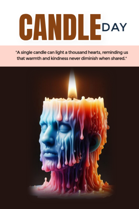 Candle Templat | PosterMyWall