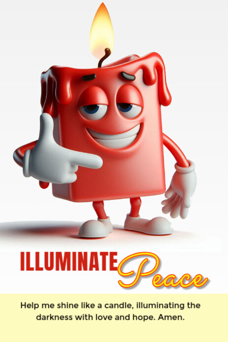 Candle Template | PosterMyWall