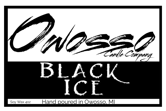 Black Ice 4oz Template | PosterMyWall