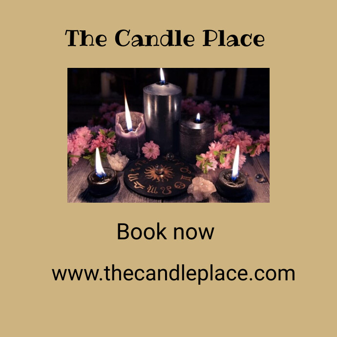 Candle place Template | PosterMyWall
