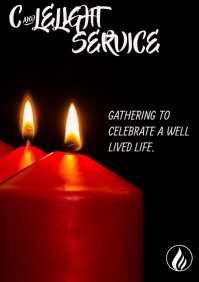 CANDLELIGHT VIGIL FLYER Template | PosterMyWall