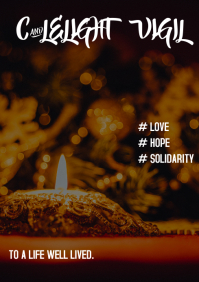 69+ Free Templates for 'Candlelight vigil' | PosterMyWall