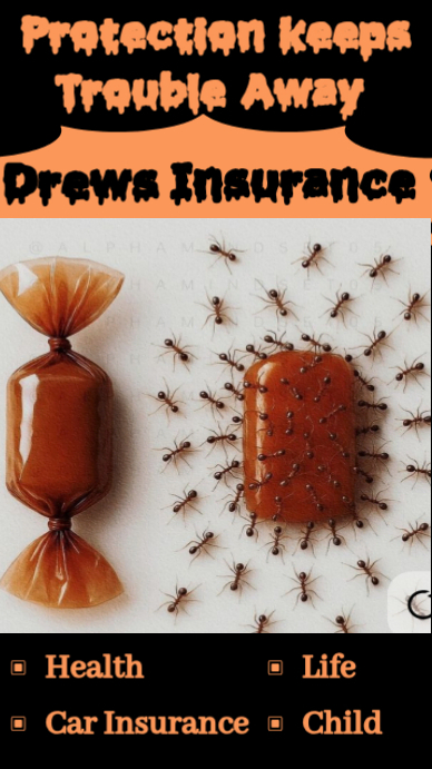 Candy Insurance ad Template | PosterMyWall