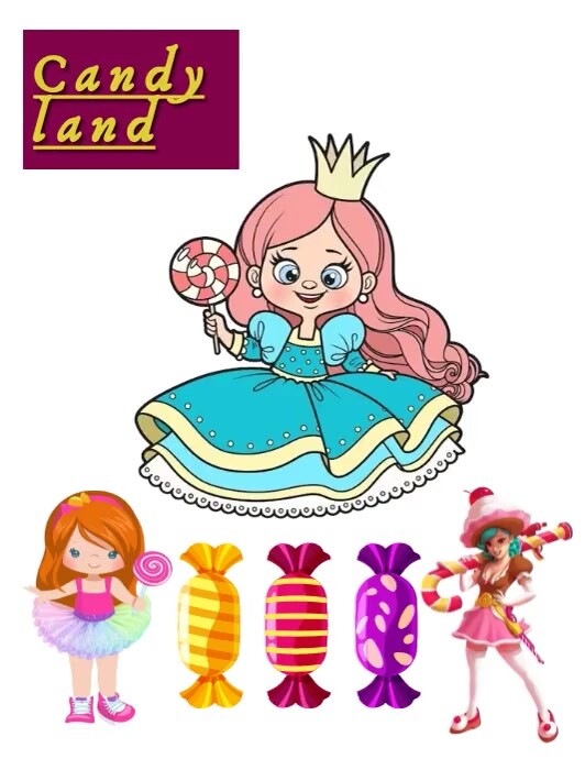 CANDY LAND Template | PosterMyWall