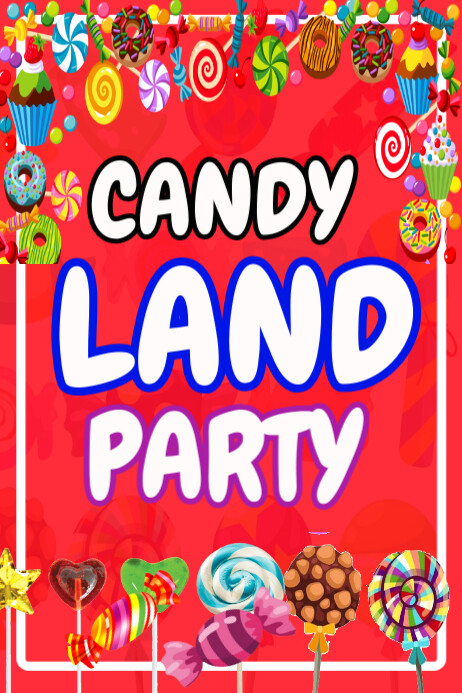 Plantilla de CANDY LAND SHOP | PosterMyWall