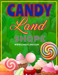 candy land shop Template | PosterMyWall