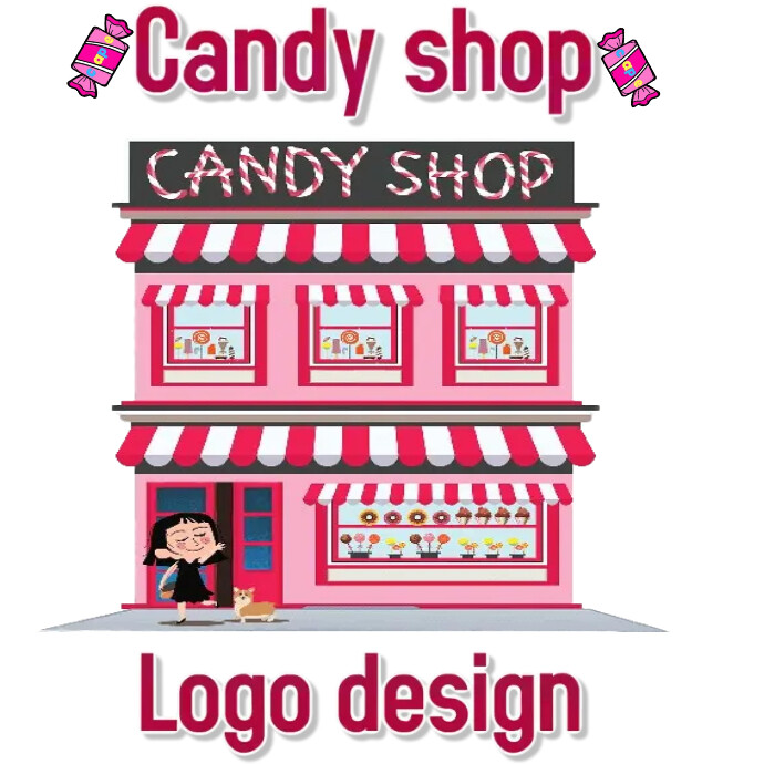 candy logo candy logo design Template | PosterMyWall