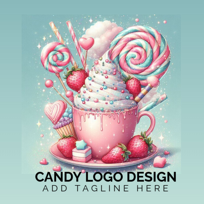 candy logo Template | PosterMyWall