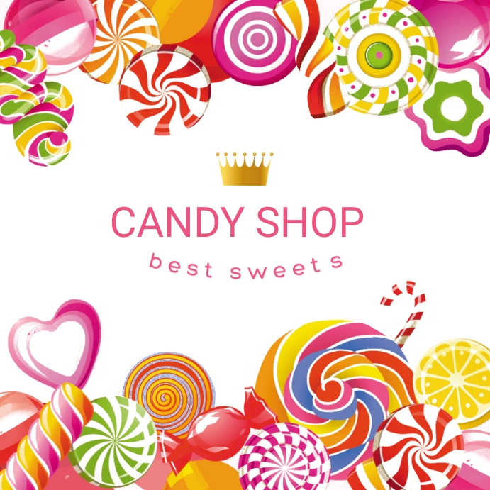 Copy of CANDY SHOP INSTAGRAM POST | PosterMyWall