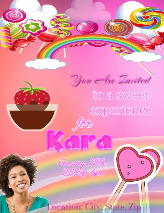 Plantilla de Candyland Joyous Flyer | PosterMyWall