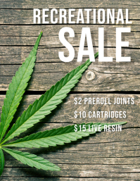 Cannabis Flyer Template | PosterMyWall