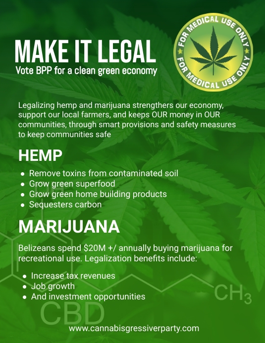 Copy of cannabis flyer | PosterMyWall